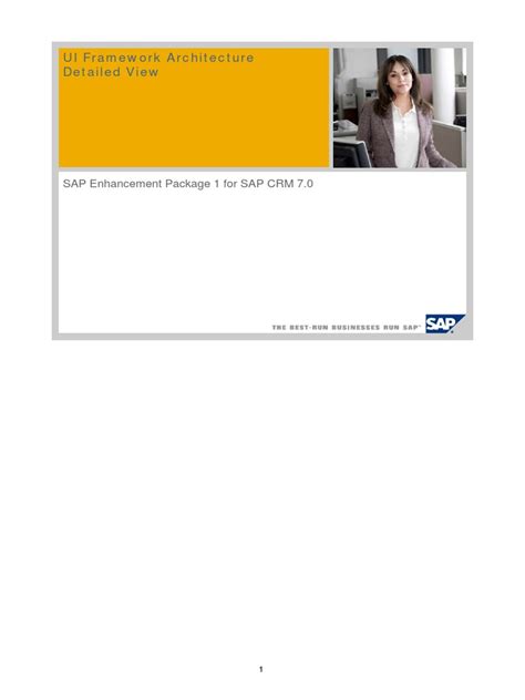 Sap Crm Ui Framework Architecture Detailed View Tutorial Pdf Model