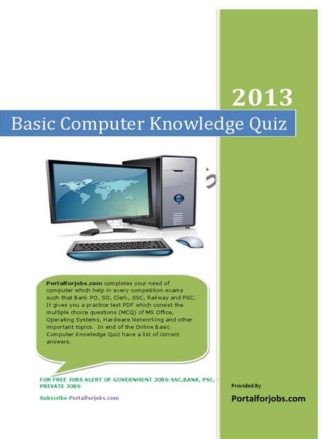basic computer knowledge pdf pdf