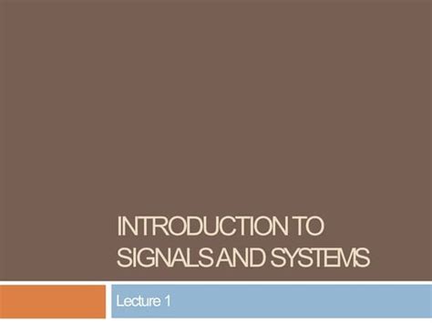 Signals And Systems Formula Sheet Pdf