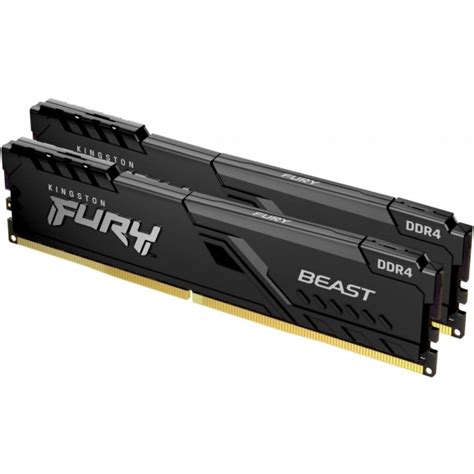 Оперативная память 16 Gb 3200 MHz Kingston FURY BEAST (KF432C16BBK2/16 ...