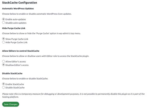 How Do I Configure StackCache 20i Support Database