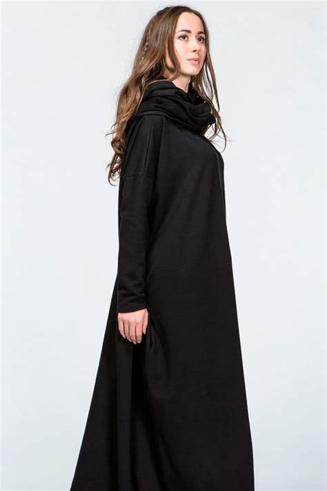 Платье с воротом Ахелес Стиль бохо Платье с высокой шеей Платье с воротником