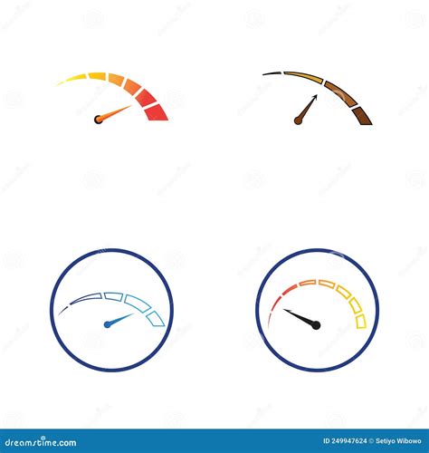 Speedometer Vector Graphic Design Illustration Template Stock Vector Illustration Of Speed