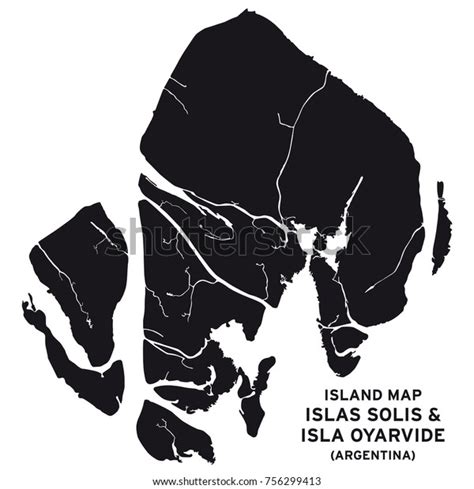Island Map Islas Solis Isla Oyarvide Vector De Stock Libre De