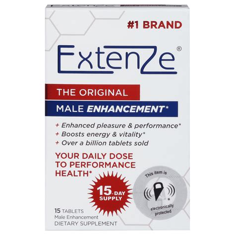 Extenze Male Enhancement The Original Tablets 15 Ct Delivery Or Pickup Near Me Instacart