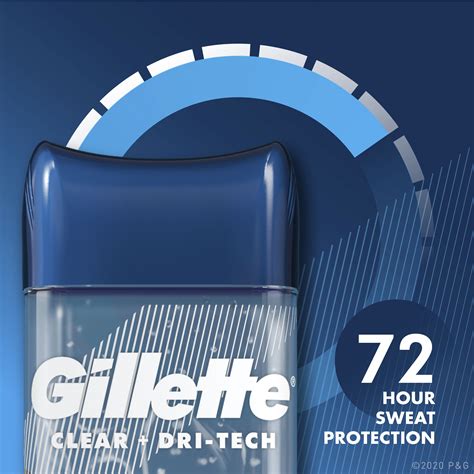 Gillette Antiperspirant Deodorant for Men, Clear Gel, Scent Xtend, 3.8 ...