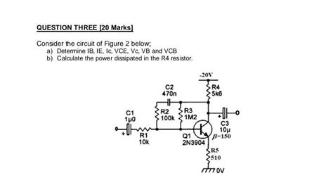 Solved Consider The Circuit Of Figure 2 Below A Determine