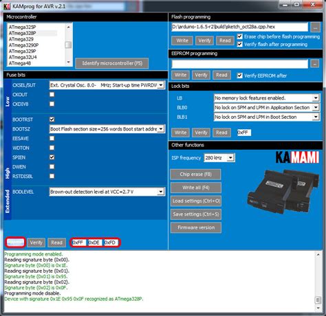 Wgrywanie Do Arduino Pliku Hex Programatorem Isp Hobbyspacepl Blog Dla Hobbystów