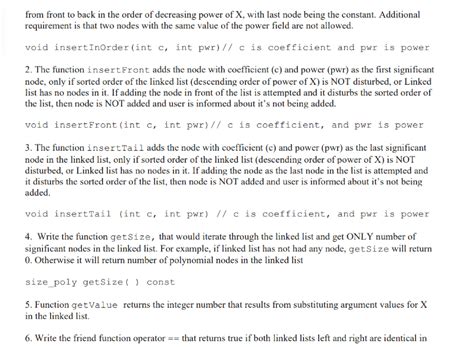 Solved As You Know That Polynomial Of N Degree Is Chegg Com