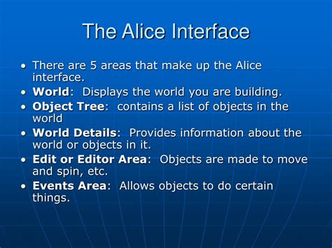 Ppt Alice Programming Powerpoint Presentation Free Download Id 9296984
