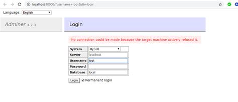 No Connection Could Be Made Because Target Machine Actively Refused It Support Local Community