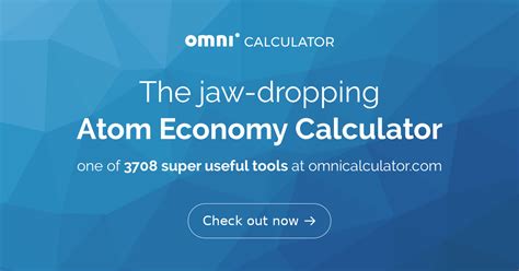 Atom Economy Calculator