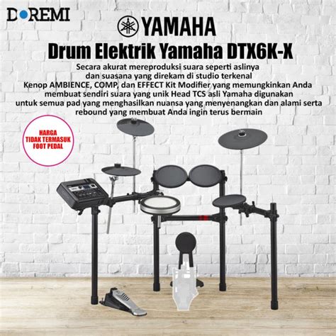 Jual Drum Elektrik Yamaha Dtx6kx Yamaha Dtx 6kx Yamaha Dtx 6kx