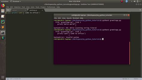 hello world first program in python youtube