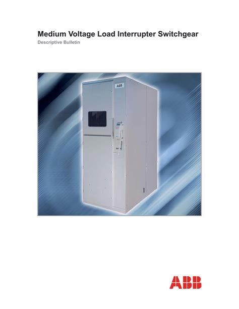 Medium Voltage Load Interrupter Switchgear
