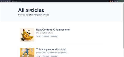 Power your blog with Nuxt Content