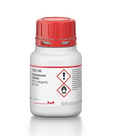 Potassium Iodate 995 Acs Reagent 100 G