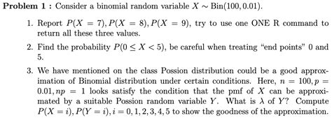 Solved Problem Consider A Binomial Random Variable X Chegg