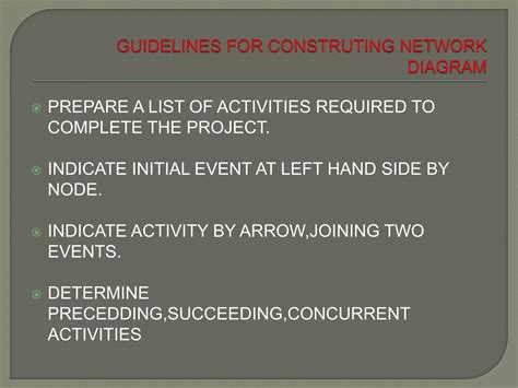 Cpm And Pert Network Diagram Pptx