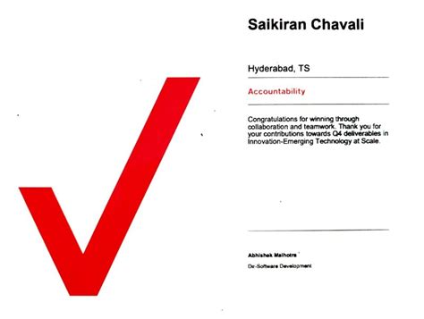 Saikiran Chavali On Linkedin It Makes Me Happy And Proud To Be Recognized For The Contributions