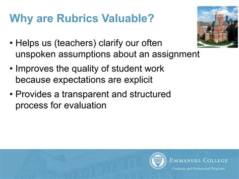 Using Rubrics To Improve Learning Pptx Educational Assessment Education
