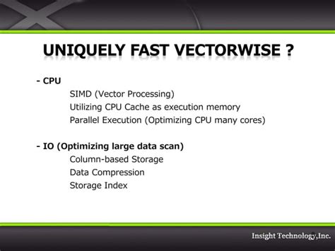 A12 Vectorwise On Real Enterprise Environment By 新久保浩二 Pdf