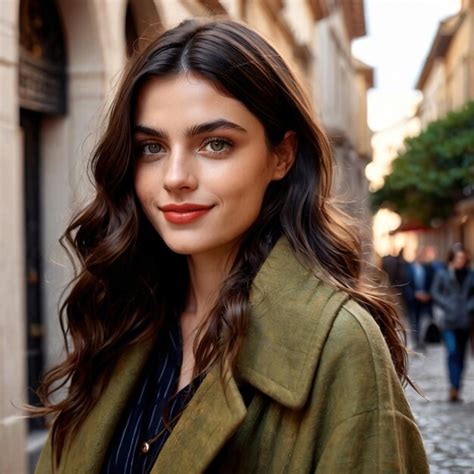 Premium Photo Long Coat Woman Girl Lady Female Wearing Clothing Fashion Model Modeling Garment