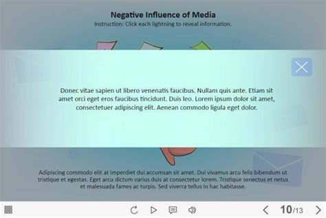 Clickable Lightnings — Download Trivantis Lectora Template