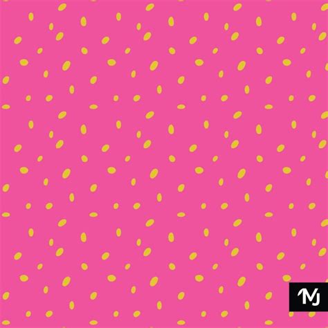 Pink And Yellow Dots Surface Pattern Design