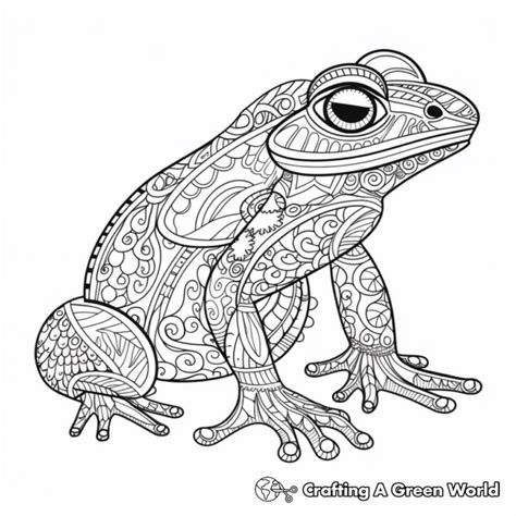 Tree Frog Coloring Pages Free Printable