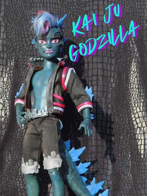 Godzilla En Versión Monster High Caillou Personalizado Tiktok