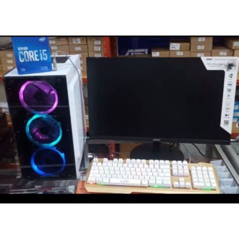 Jual Pc Gaming Dan Editing Fullset Tinggal Pakai Core I Gen Th Shopee Indonesia