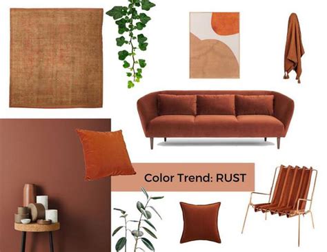 Rust Color Trend And How To Use It In Interiors SampleBoard