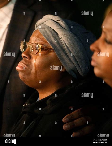 Sheneen Mcclain Is Consoled By Omar Montgomery Outside The Adams County Colo Justice Center