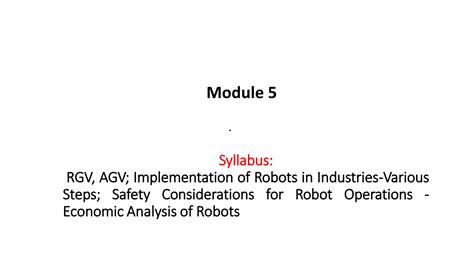 SOLUTION: Module 5_ROBOTICS - Studypool