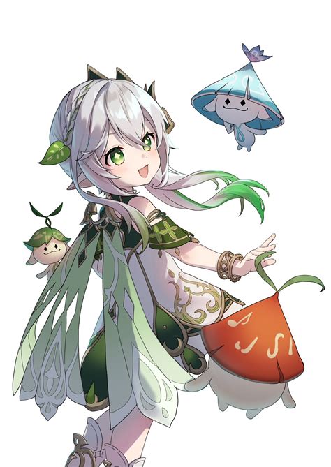 Nahida And Aranara Genshin Impact Drawn By Yu Ri Danbooru