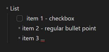 Tasks Checkboxes In Callouts Inconsistent Starting Positions Or Margin Between Live Preview