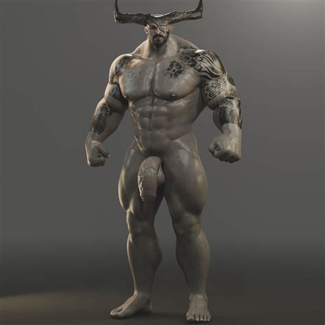 Rule 34 2 Horns Abs Absurd Res Anthro Arm Tattoo Balls Biceps Chest