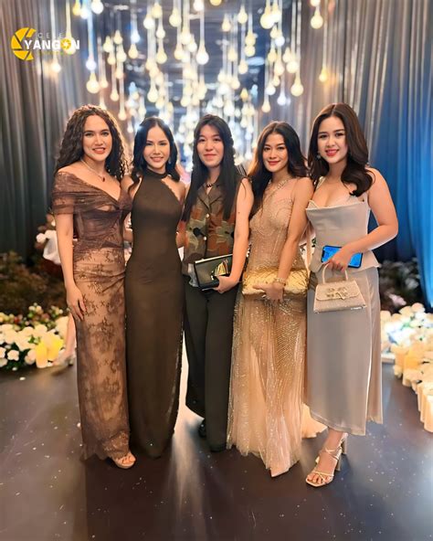 Yangon ပိုင်တံခွန် ရဲ့ မဂ်လာပွဲကိုတက်ခဲ့ကြတဲ့ အေးမြတ်သူ၊နန်းမြတ် ဖြိုးသင်း၊မေတိုးခိုင်၊ဖုန