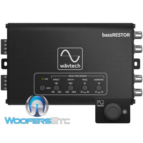 Wavtech Bassrestor Bass Restoration Wsubsonic Filter And Remote Level