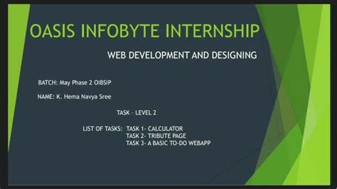 Oasisinfobyte Internship Task3 Level2 Webdevelopment Oasisinfobyte… Hema Navya Sree Kamma