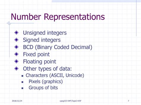 Topic 3 Number Representations And Computer Arithmetics Ppt Download