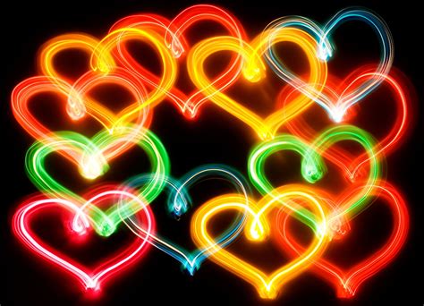 Neon Heart Wallpapers 4k Hd Backgrounds On Wallpaperbat