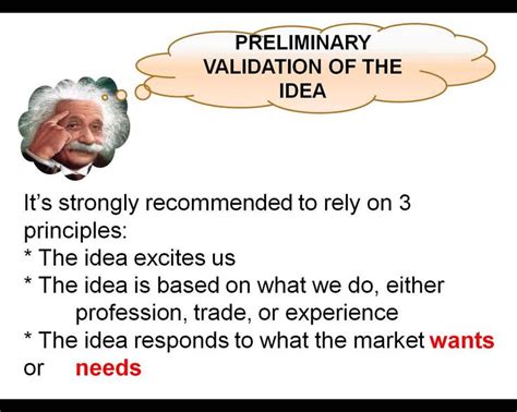 Preliminary Validation Of The Idea Business Analysis Analysis Principles