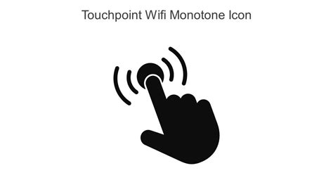 Touchpoint Wifi Monotone Icon In Powerpoint Pptx Png And Editable Eps