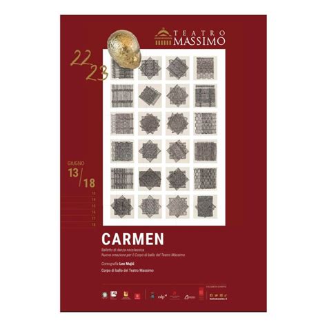 Carmen A4 Poster Teatro Massimo Fondazione Teatro Massimo
