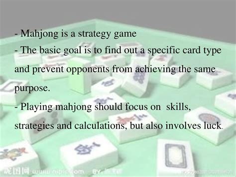 Ppt Mahjong 麻將 Powerpoint Presentation Free Download Id6190080