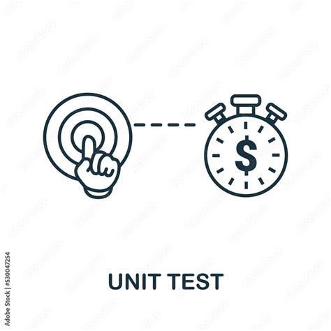 Unit Test Icon Simple Element From Agile Method Collection Filled