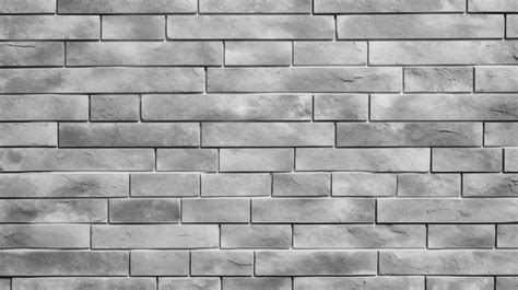 Abstract Brickwork Texture Gray Surface Background With Cement