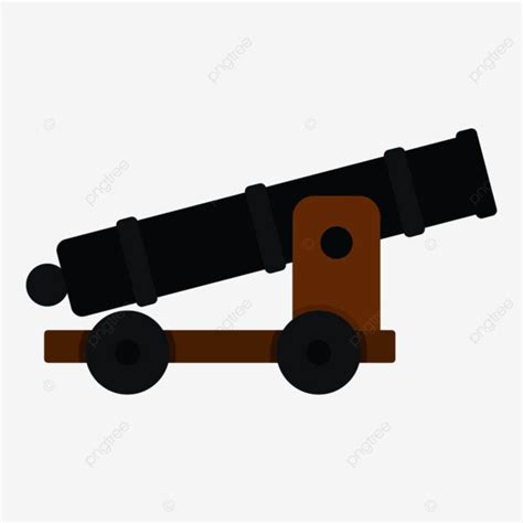대포 아이콘 플랫 흰색 배경 벡터 일러스트 레이 션에서 절연 방어 중세 무장 Png 일러스트 및 벡터 에 대한 무료 다운로드 Pngtree